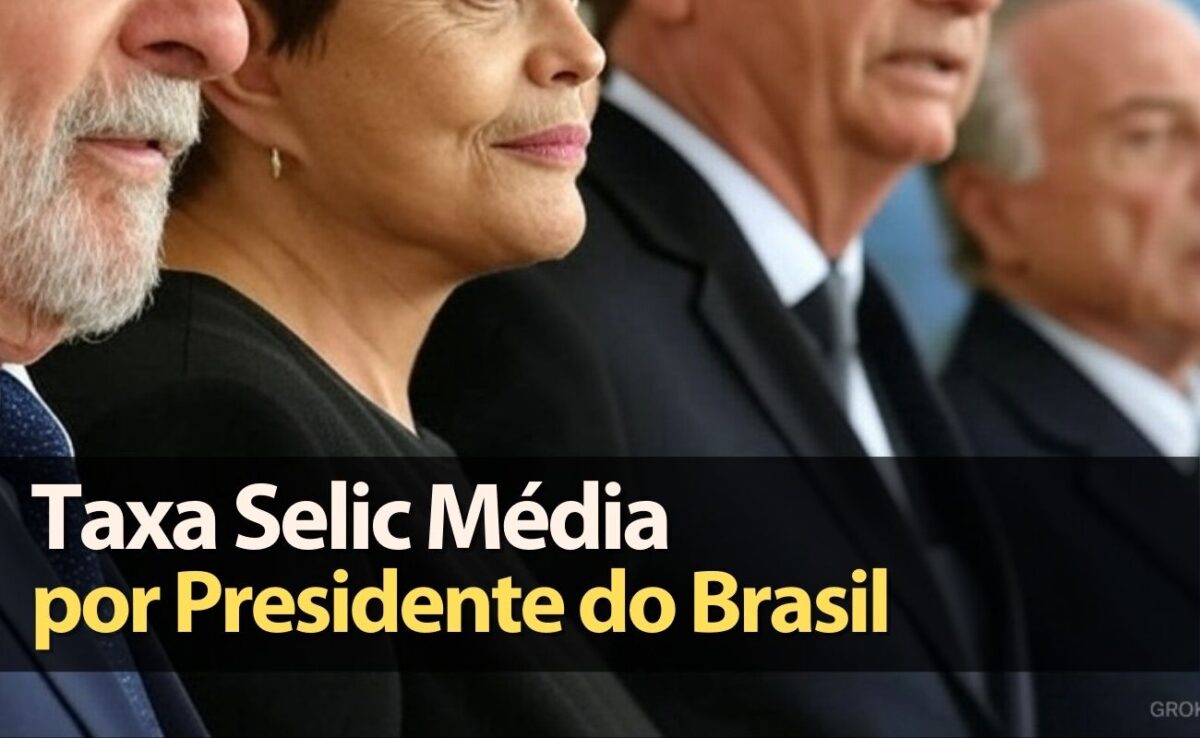 Taxa Selic Média por Presidente - Clube dos Poupadores