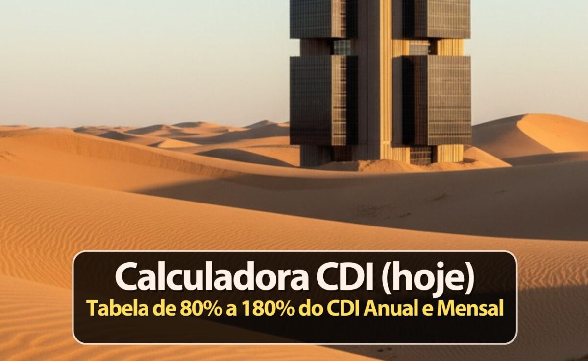 Calculadora CDI Hoje: Quanto rende Percentual do CDI hoje? - Clube dos ...