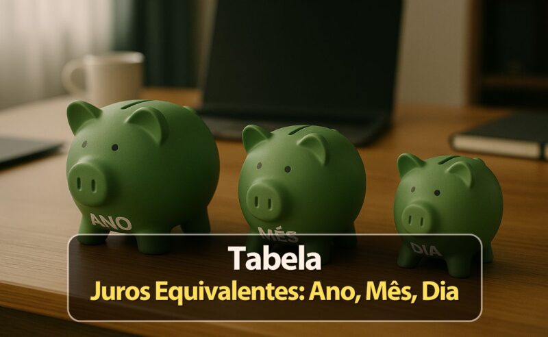 Tabela de Juros Equivalentes - Clube dos Poupadores